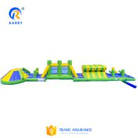 China CE Certified 16m Aqua Run Course Obstacle Customized Colorful Design for Water Park for sale