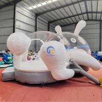 China CE/EN71/EN14960 Certified Inflatable Bubble Tent for Toddlers White Outdoor Bounce House for sale