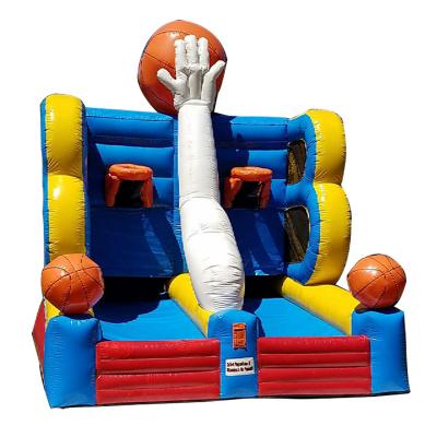 China Unisex Inflatable Basketball Carnival Shooting Game for Party Two Players Two Baskets for sale