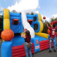 China Unisex Inflatable Basketball Carnival Shooting Game for Party Two Players Two Baskets for sale