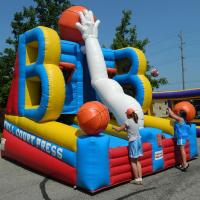 China Unisex Inflatable Basketball Carnival Shooting Game for Party Two Players Two Baskets for sale
