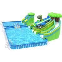 China Commercial Water Prices Adult Inflatable Water Park with Digital Printing and 2 Pools for sale