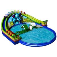 China Commercial Water Prices Adult Inflatable Water Park with Digital Printing and 2 Pools for sale