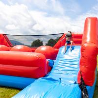 China Interactive Sports Games Inflatable Outdoor Wipeout Ball Game for Children and Adults for sale