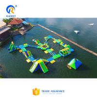 China Commercial Water Park Floating Equipment Inflatable Aqua Park with Digital Printing for sale