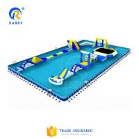 China Customized Logo Aqua Park Equipment Inflatable Floating Water Park with CE Certificate for sale