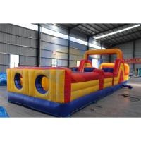 China Unleash Your Competitive Spirit with PVC Tarpaulin Inflatable Military Obstacle Course for sale