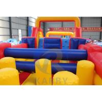 China Unleash Your Competitive Spirit with PVC Tarpaulin Inflatable Military Obstacle Course for sale