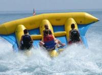 China PVC Tarpaulin Inflatable Flying Fish Tube Towable for 5-10 Passengers in the Water for sale