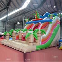China Customized Logo Large Inflatable Water Slide for Adults in Outdoor Group Activities for sale