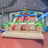 China Customized Logo Large Inflatable Water Slide for Adults in Outdoor Group Activities for sale