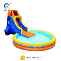 China Water Floating Entertainment Kids Water Slide Park with Pool and Splash Features for sale