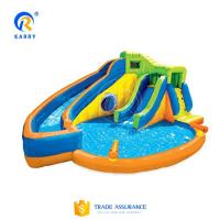China Water Floating Entertainment Kids Water Slide Park with Pool and Splash Features for sale