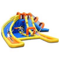 China Water Floating Entertainment Kids Water Slide Park with Pool and Splash Features for sale