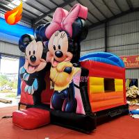China Mickey Kids Castle Play House Inflatable Bounce House for Party Rental Express Shipping for sale