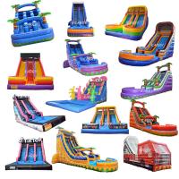 China Stimulating Alpine Slide for Adults Inflatable Water Slide Pool Kids Indoor Slide for sale
