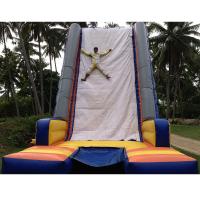 China Custom Logo Accepted Inflatable Sticky Wall and Climbing Wall for Outdoor Adult Games for sale