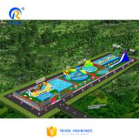 China Logo/Pattern Digital Printing Customized Size Inflatable Water Park for Amusement Park for sale