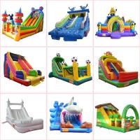 China Customized Logo PVC Water Park Inflatable Game Slide N Slip for Big Kids Endless Fun for sale