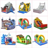 China Customized Logo PVC Water Park Inflatable Game Slide N Slip for Big Kids Endless Fun for sale