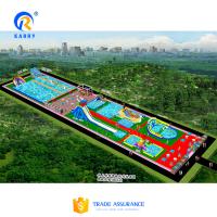 China 5-10 Kids Allowed Inflatable Water Park at Resort Hotel for Fun and Excitement for sale
