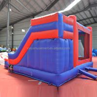 China Sea/Air/Express Shipping Spiderman Inflatable Castle Combo Slide for Indoor Parties for sale