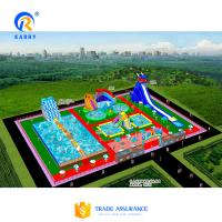China Amusement Fun City Customized Colorful Inflatable Water Park for Children PVC Material for sale