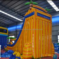 China Stimulating Palm Tree Commercial Water Slide Perfect for Indoor or Outdoor Play for sale