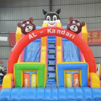 China 32ft 3 Bears Bouncer Trampoline House with Double Lane Inflatable Slides and Durable for sale
