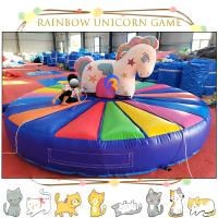 China Inflatable Trampoline Bouncer with Accessories Blower Repair Kits Package Bag for sale