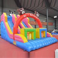 China 32ft 3 Bears Bouncer Trampoline House with Double Lane Inflatable Slides and Durable for sale