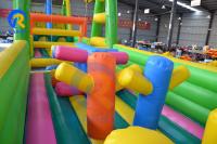 China Highly Durable Inflatable Palm Tree Obstacle Course for Team Events and Party Rentals for sale