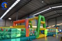 China Highly Durable Inflatable Palm Tree Obstacle Course for Team Events and Party Rentals for sale
