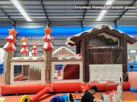 China CE/EN71/EN14960 Certified Inflatable Christmas Bounce House Combo for Kids Playground for sale