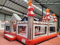 China CE/EN71/EN14960 Certified Inflatable Christmas Bounce House Combo for Kids Playground for sale