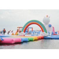 China Unleash Your Inner Child Colorful Unicorn Inflatable Water Park for the Whole Family for sale
