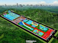 China Max Capacity of 100-500kg and Digital Printing Commercial Inflatable Water Floating Park for sale