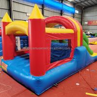 China Blower Repair Kits Package Bag Included Portable Commercial Inflatable Bounce House for sale