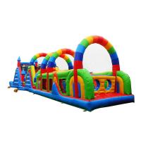 China SLIDE City of Joy Inflatable Obstacle Course for Bounce Bounce Inflatables Team Events for sale