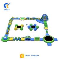 China Entertainment Inflatable Water Park with Blower and Repair Kit Max Capacity 100-500kg for sale