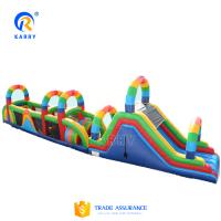 China SLIDE City of Joy Inflatable Obstacle Course for Bounce Bounce Inflatables Team Events for sale
