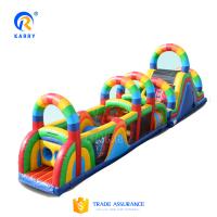 China SLIDE City of Joy Inflatable Obstacle Course for Bounce Bounce Inflatables Team Events for sale