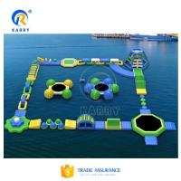 China Entertainment Inflatable Water Park with Blower and Repair Kit Max Capacity 100-500kg for sale