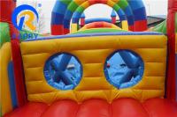 China SLIDE City of Joy Inflatable Obstacle Course for Bounce Bounce Inflatables Team Events for sale