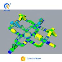 China Outdoor Inflatable Water Park Very Large Aqua Fun Park for Adults and Kids Amusement for sale