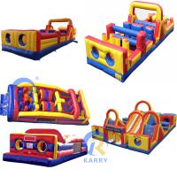 China Features PORTABLE Inflatable Obstacle Course Adult Game for Sports and Kids' Activities for sale