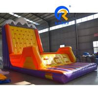 China Indoor and Outdoor Training Center Unisex Inflatable Rock Wall with PORTABLE Features for sale