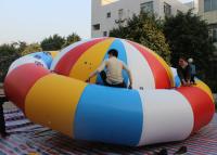 China Customer Size Inflatable Spinning Boat Water Games with Max Capacity of 100-500kg for sale