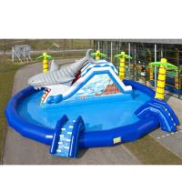 China Inflatable Water Park Slides for Kids' Parties Durable Combo Slide and Swimming Pool for sale