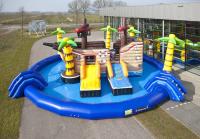 China Inflatable Water Park Slides for Kids' Parties Durable Combo Slide and Swimming Pool for sale